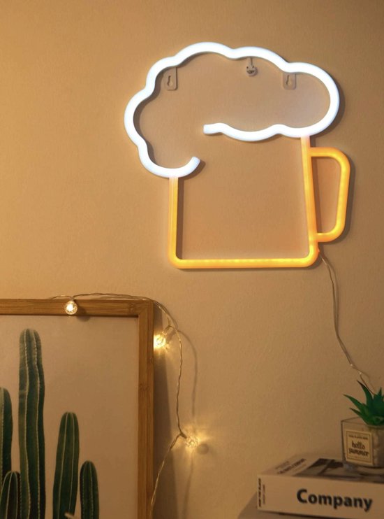 Neon licht bier - Neon ligt - Led- Bier- USB - Batterij - Neonlicht ... Neon licht bier - Neon ligt - Led- Bier- USB - Batterij - Neonlicht ...