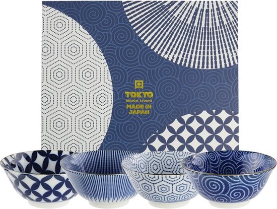 Tokyo Design Studio - Mixed Bowls Kotobuki Giftset 15x7cm 550ml - set ...