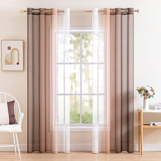 Premium Vitrage – Woonkamer Raam Accessiores – Curtains – Voile | bol