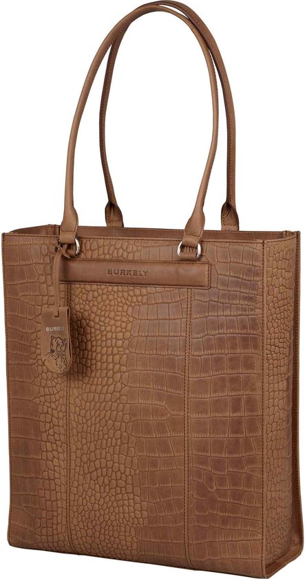 Burkely Casual Cayla Dames Shopper 14" - Cognac | bol.com