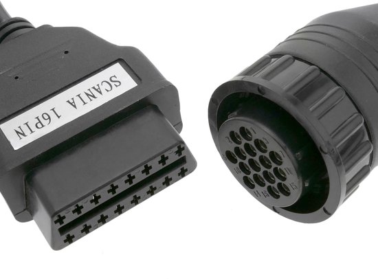 BeMatik - Kit 8 adapters OBD2 AUTOCOMTRUCK voor Knorr Wabco Man Iveco ...