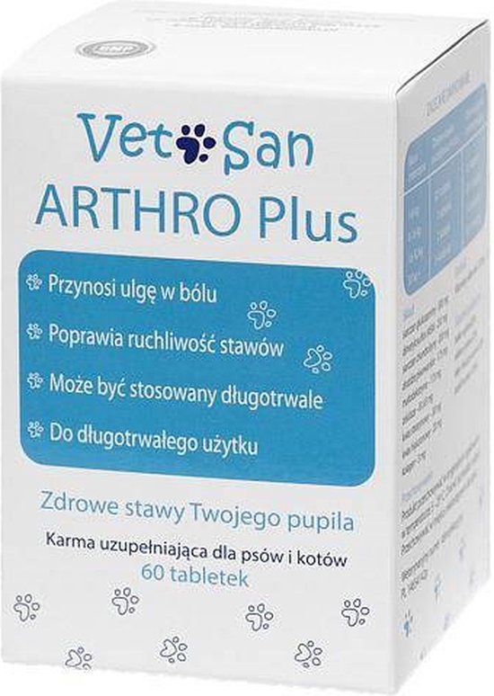 VETOSAN Arthro Plus - vitaminecomplex voor honden en katten - 60 ...