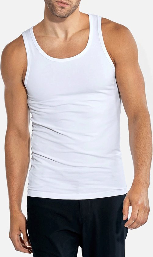 Grand man heren hemd 100% katoen - L - Wit | bol.com