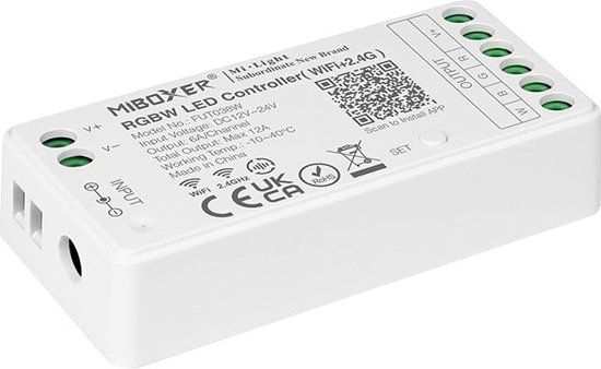 Mi-Light Mi-Boxer - (FUT038W) - RGBW LED controller (WiFi) - Voor ...