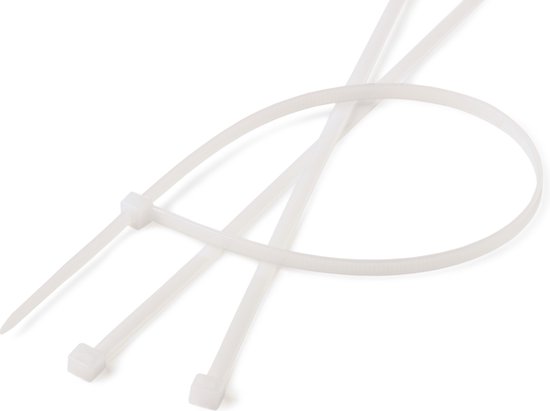 Tyraps - 250 x 4,8 mm - Naturel - Colsonbandjes - Kabelbinders - Tie ...