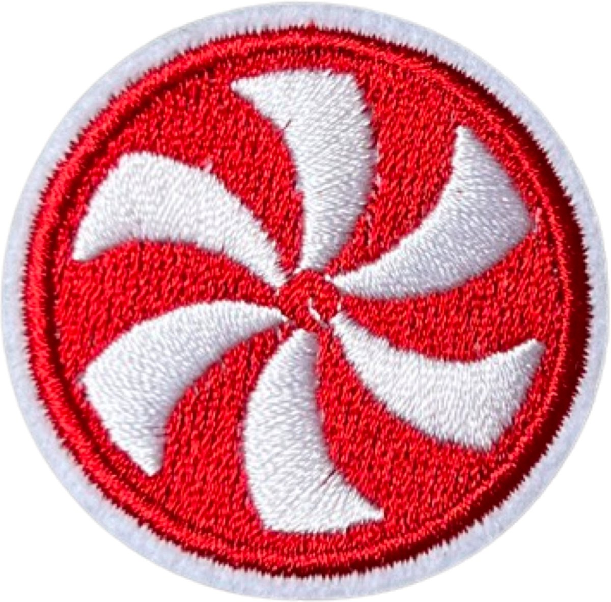 Kerst Snoep Zuurtje Strijk Embleem Patch Rood 4.4 cm / 4.4 cm / Rood ...