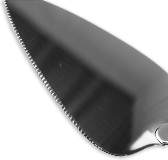 Triangle Professional Taartschep met Snijkant - RVS - Heft Kunststof Zwart | bol.com