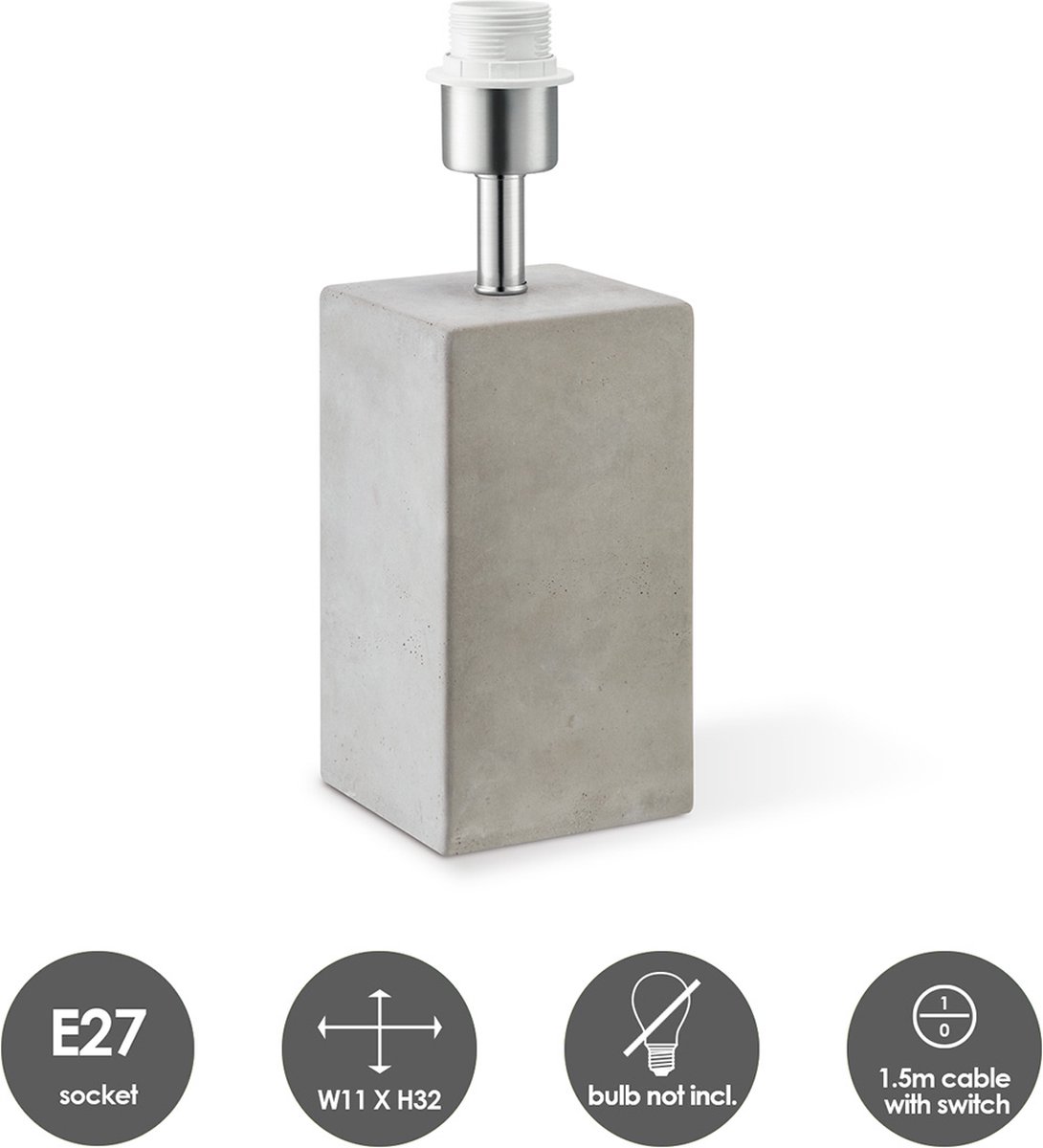 Home Sweet Home - Industriële tafellamp voet Pillar voor lampenkap ...