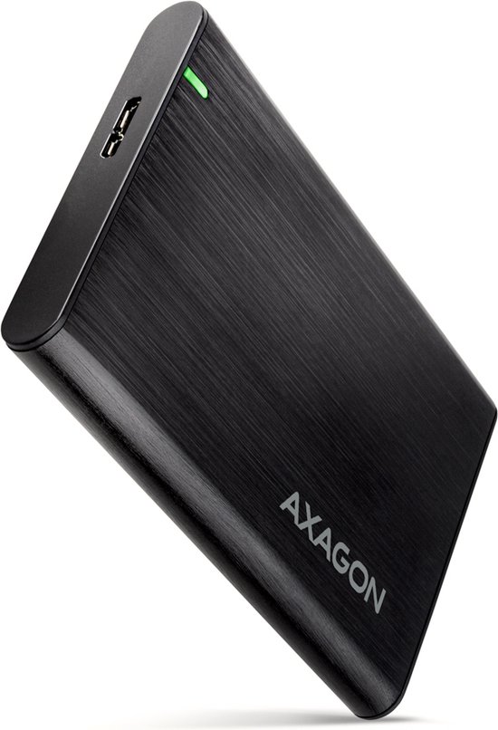 AXAGON EE25-A6M USB3.0 - SATA 6G 2.5 External SCREWLESS ALU RAW box BLACK *USBAM... | bol