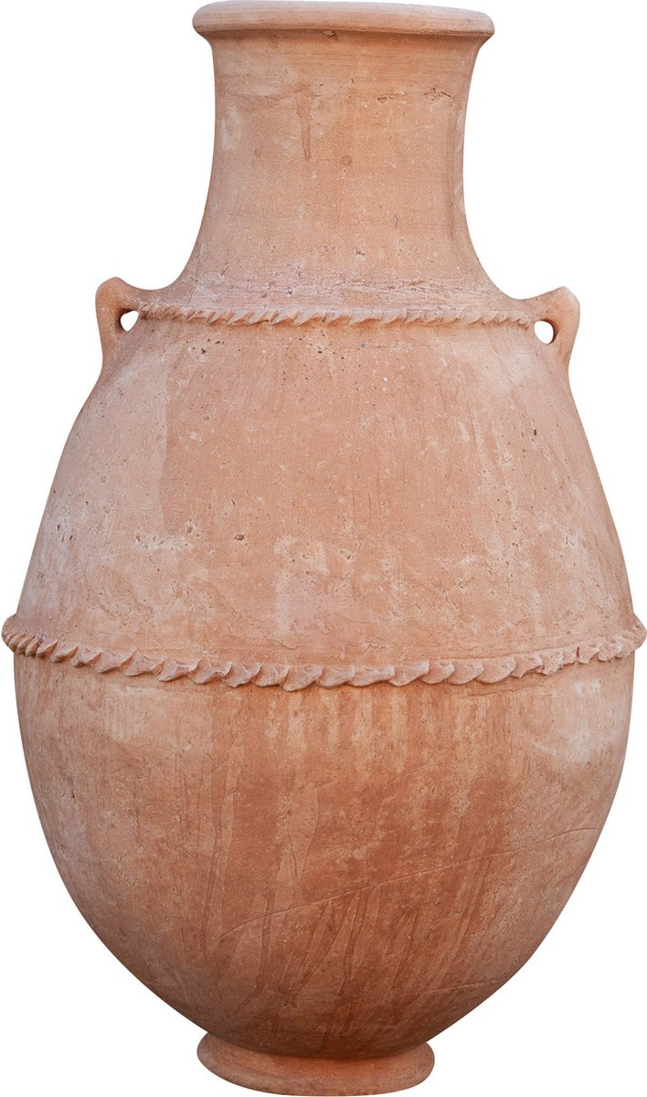 Traditionele terracotta amfora met handvatten uit de Sahara | bol.com