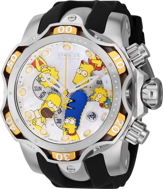 Invicta Simpsons 39182 Quartz Herenhorloge - 52mm | bol