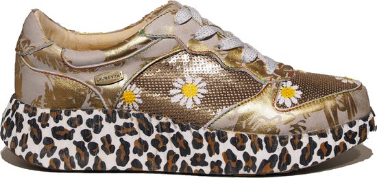 Laura Vita goudkleurige sneakers | bol