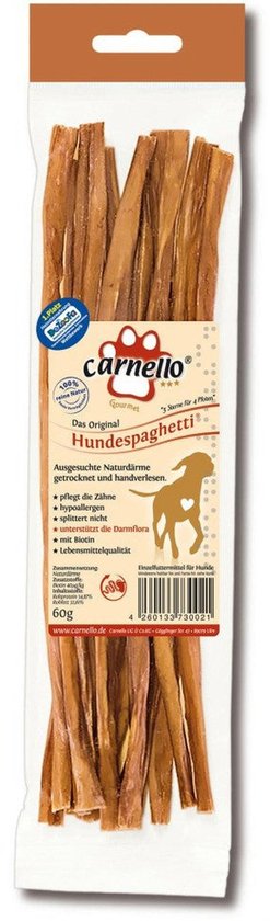 Originele Carnello hondenspaghetti 20x60g - 20 stuks | bol