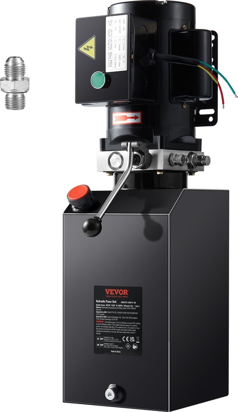 VEVOR 220V Hydraulische Pomp, Vermogen 2200 W,15 L Roestvrijstalen Tank ...