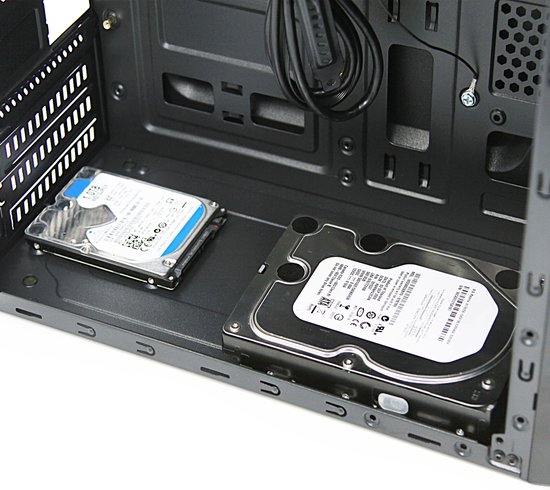 Micro-ATX Tower PC Behuizing USB2.0/3.0 - Zwart | bol