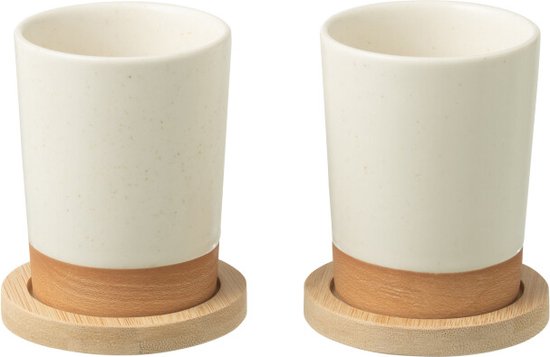 Jolipa Doos Van 2 Tassen Wit/Naturel | bol