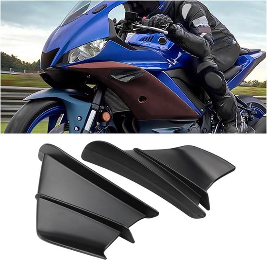 Aerodynamische winglet voor motorfietsen - Zelfklevende zijpanelen kuip ...