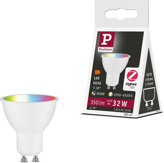 Standaard 230 V Smart Home Zigbee 3.0 LED-reflector GU10 350lm 4,8W ...