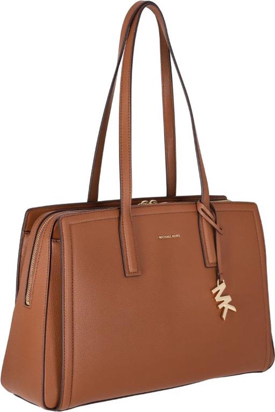 Michael Kors Grote Handtas / Crossbodytas Dames - Leer - Laila - Cognac ...
