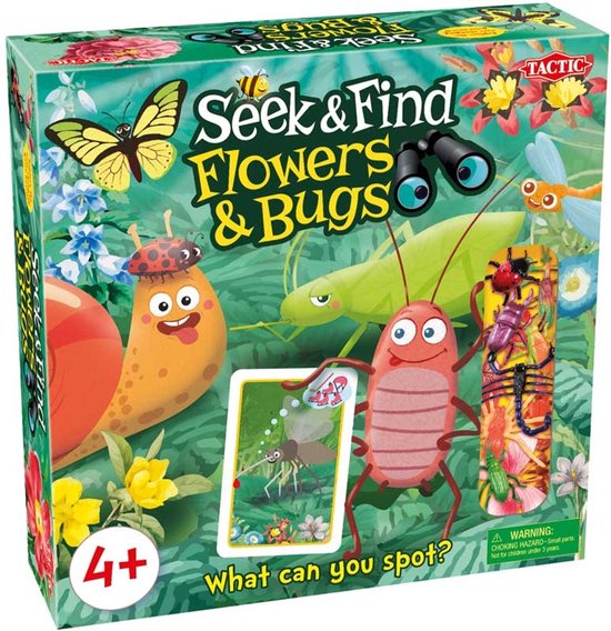 TACTIC - SEEK & FIND: FLOWERS AND BUGS. | Games | bol