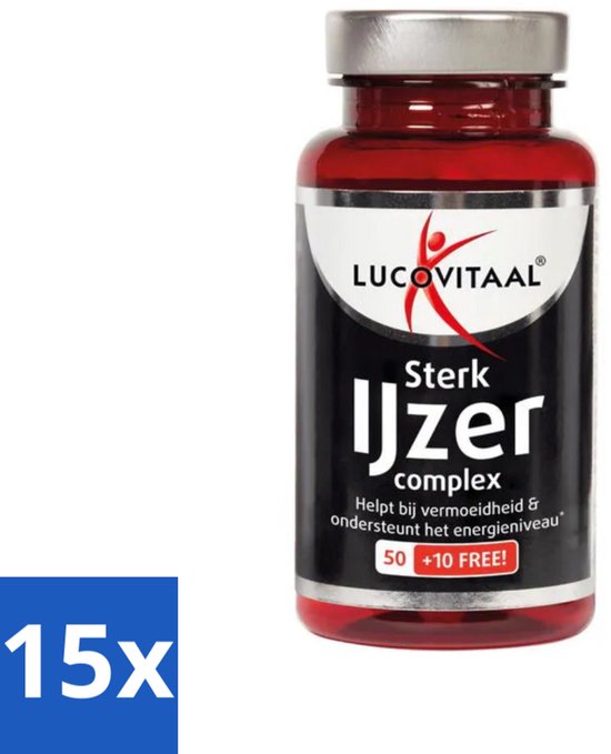 Lucovitaal - Mineralen - Sterk IJzer Complex - 60 Tabletten ...
