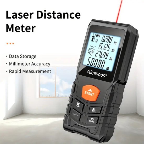 Livano Laserafstandsmeter - Laser - Afstandsmeter - Afstandmeter ...