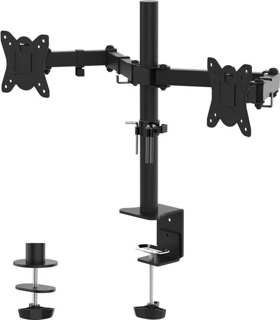 Monitor Standaard - Beeldscherm Standaard Dubbele Monitorstandaard voor ...