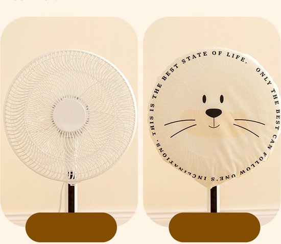 Cat Pattern Floor Fan Dust Cover Waterproof Outdoor Pedestal Fan ...