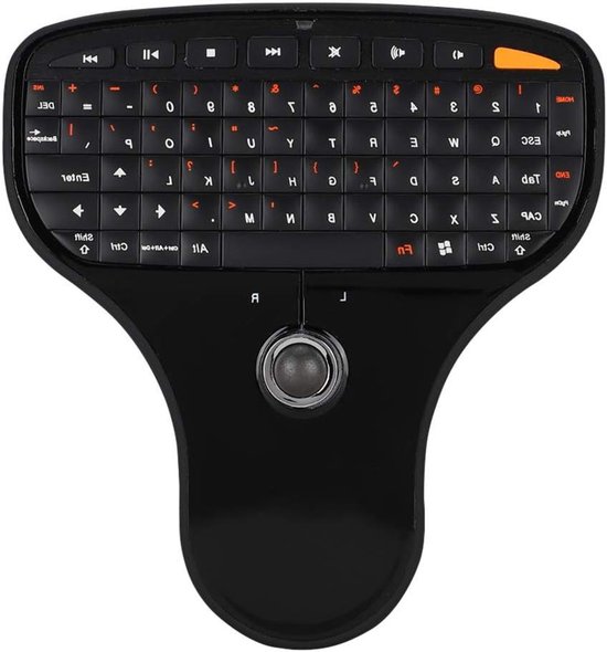 2.4G Draadloos Keyboard met Trackball - Handheld Keyboard voor TV ...