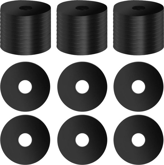 VD WEIDE ENTERPRISE - Rubberen sluitringen 30 stuks - M4 PVC Siliconen ...