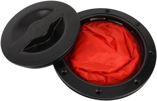 Marine Hatch Cover 6 Inch - Kayak Pull Out - Deck Plaat met Rode Tas ...