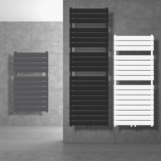 Design Radiator voor Badkamer 600x1200 mm Antraciet, Verticaal ...