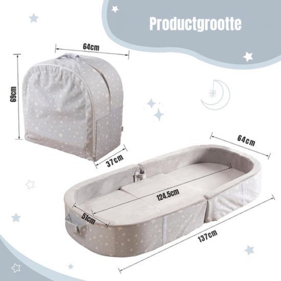 LifeStages - Grondbed - Huisbed - Bed - 140cm x 64cm x 18cm ...