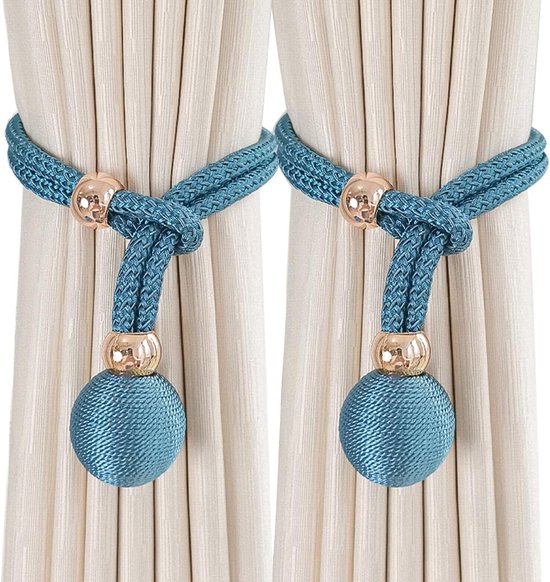 2 Stuks Gordijnhouder - Gordijn Embrasse Modern - Gordijnbinder Touw ...