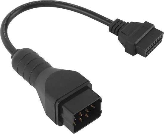 Autodiagnostische kabel - OBD2-stekker 12-polige tot 16-polige adapter ...