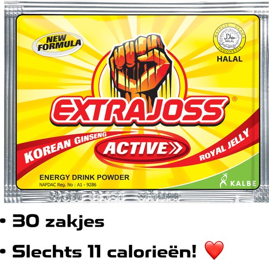 Extra Joss Active - Instant Energy Drink & Pre Workout - 36 zakjes | bol