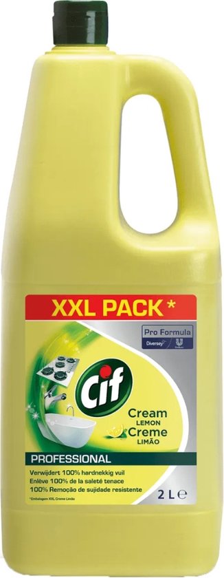 Cif Professional - Allesreiniger - Pro Formula - Crème Citroen - 2L ...