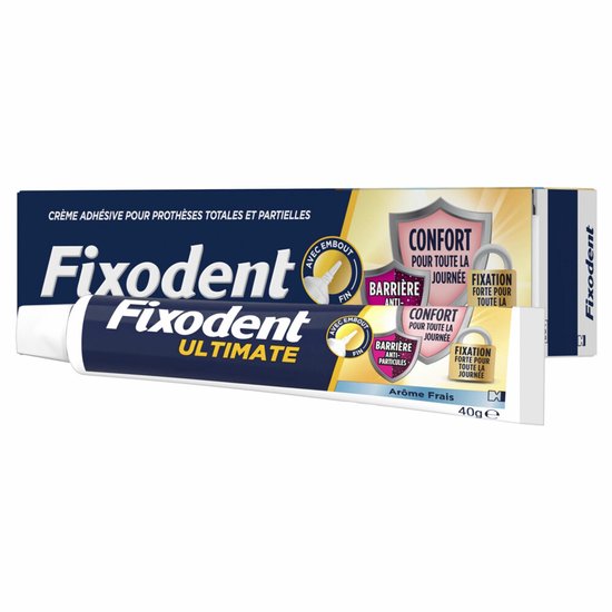 Pâte adhésive Fixodent Ultimate Fresh 40 gr (remplacement de Fixodent ...
