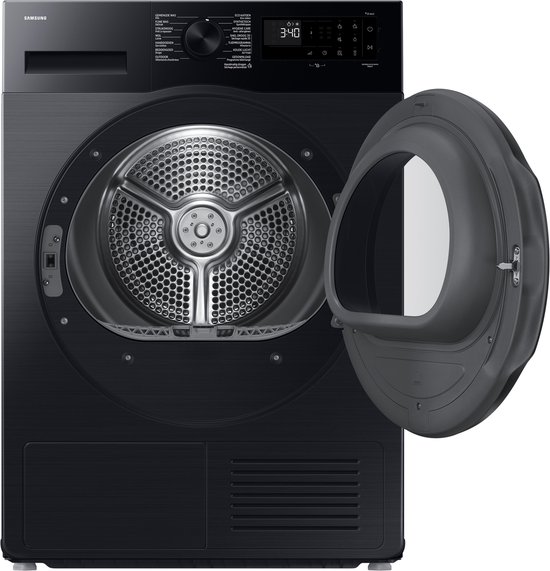Samsung droger DV90DG52A0ABEN - Warmtepompdroger - 9kg - Zwart | bol