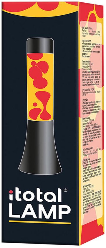 i-Total Lavalamp - Lava Lamp - Sfeerlamp - 30x9 cm - Glas/Aluminium ...