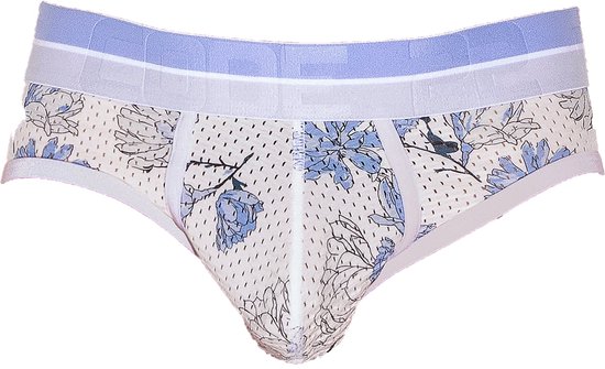 CODE 22 Sport Mesh Bay Brief Powder Blue - MAAT M - Heren Ondergoed ...
