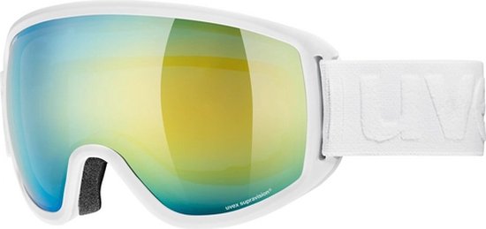Uvex Topic Fm Sph Skibril Wit Mirror Orange Blue/CAT2 | bol