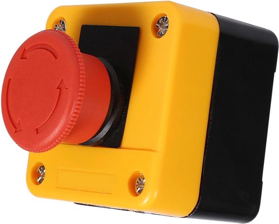 Contetn in 1 St 660 V 10A Plastic Shell Rood Bord Noodstop Paddestoel ...