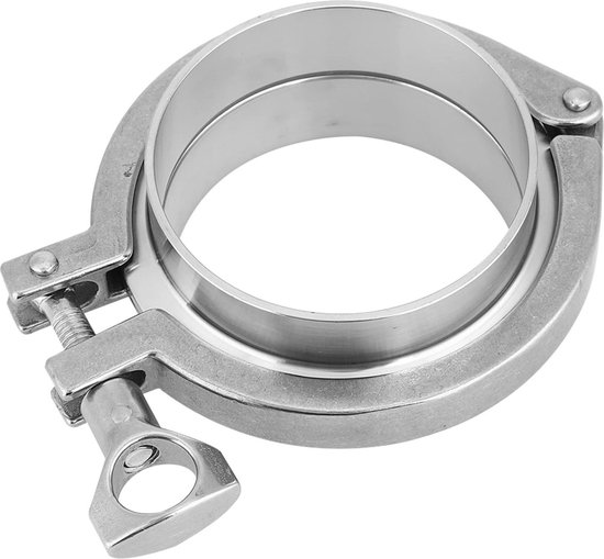 Content in - Homebrew Tri Clamp Set - 3 Inch Clamp 76mm Pipe - Sanitair ...