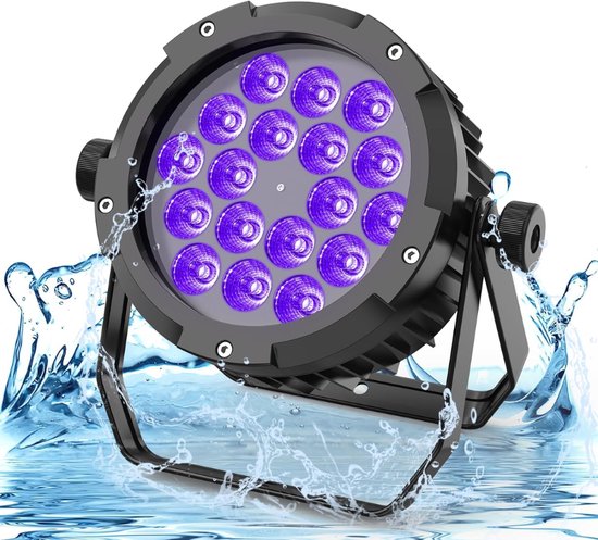 Waterdichte LED Par RGBWA UV 6IN1 LED 18 LED Par Spot Met DMX 6 10CH ...