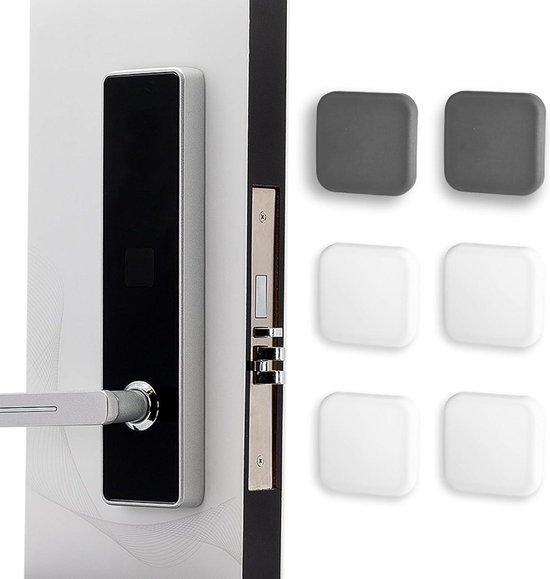 Deurstoppers voor muur 45 x 45 cm - zelfklevende deurstopper ...