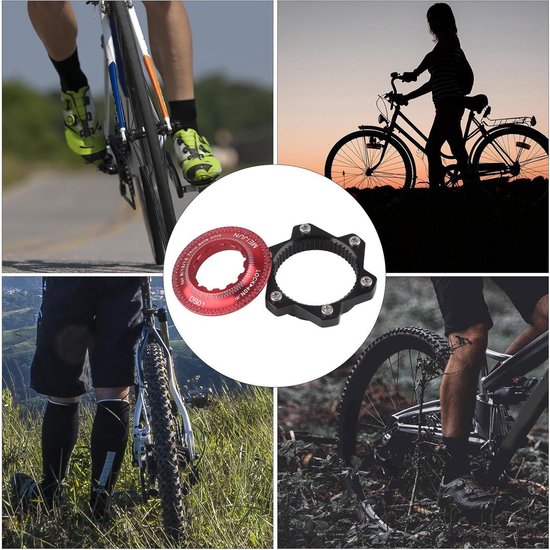 VGEBY Brake Center Lock Conversion Kit for Shimano Center-Lock Hubs - 6 ...