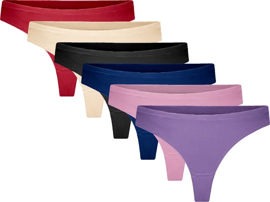 Gaubert 6-Pack Strings dames invisible - Onzichtbare dames strings ...