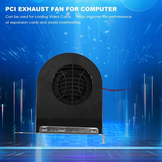 Graootoly Mini System PCI Slot Blower CPU Case DC Cooling Fan New ...