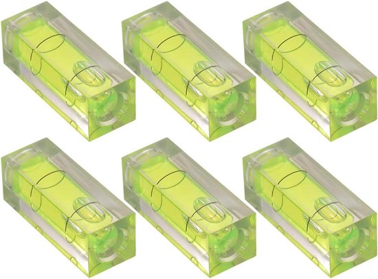 Nieuwe titel: 6 stuks 15 × 15 × 40 mm kleine vierkante mini-waterpasjes ...